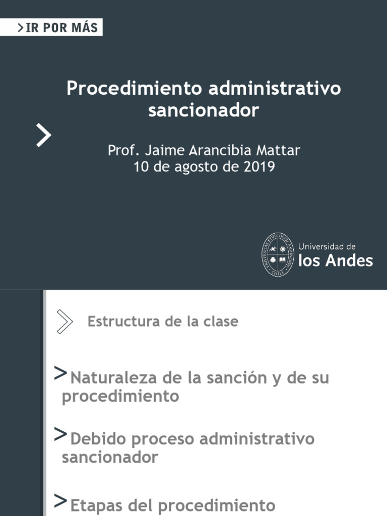Proceso Administrativo Sancionador | PDF | Estatuto de limitaciones | Debido al proceso