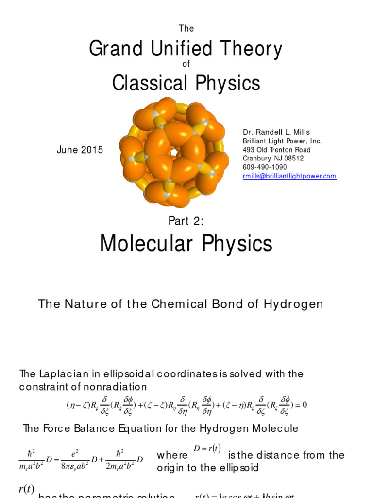 Hydrogen Bonding in Molecular Physics | PDF | Intermolecular Force ...