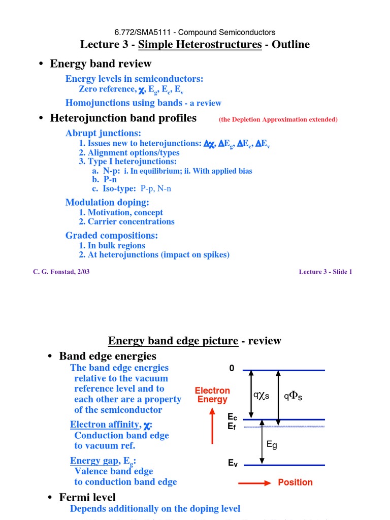 3 Heterostructure | PDF | Heterojunction | Doping (Semiconductor)