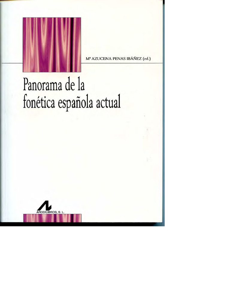 Panoramica De La Fonetica Pdf Vocal Fonética