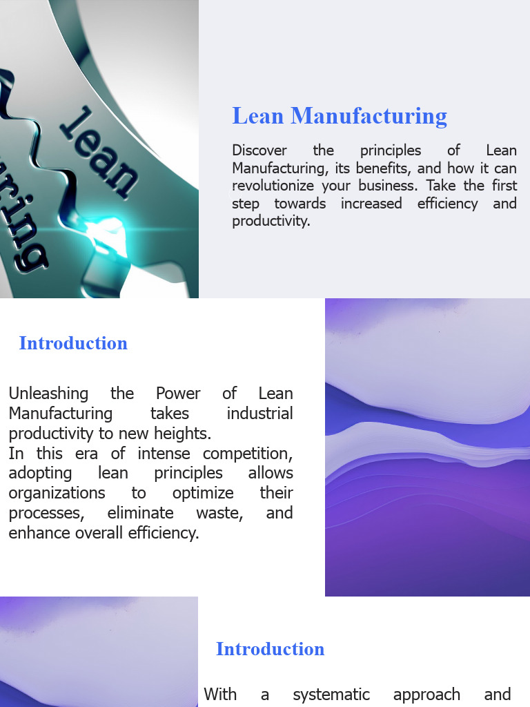Final Lean Manufacturing | PDF | Lean Manufacturing | Business Process
