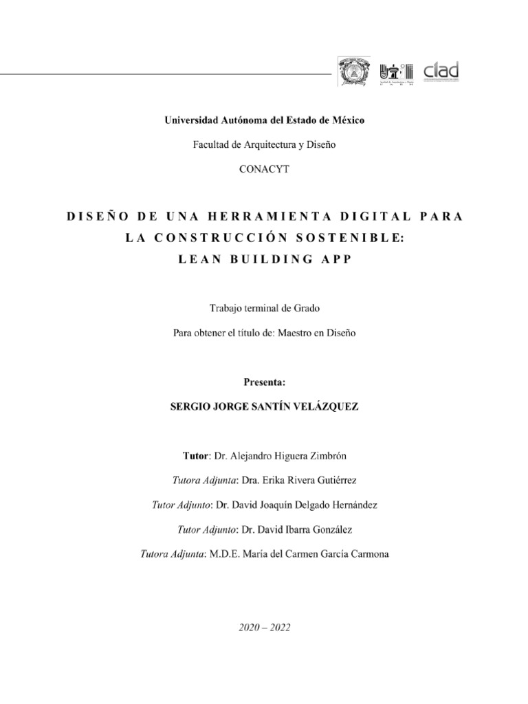 Diseno de Una Herramienta Digital para La Construccion Sostenible ...