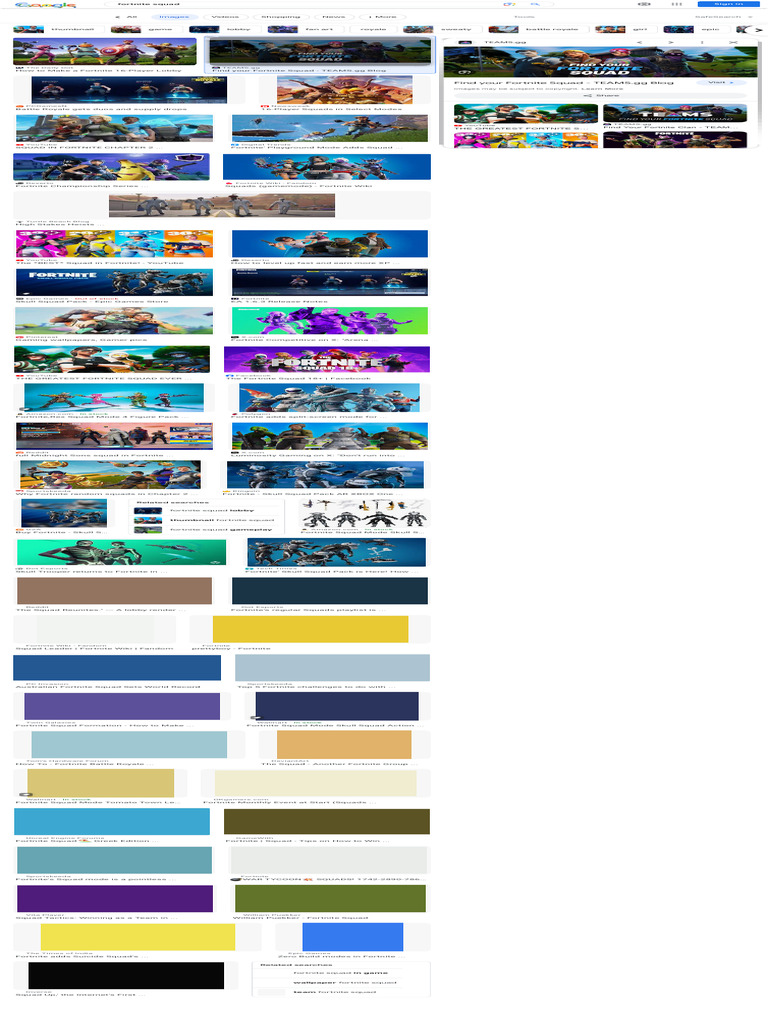Fortnite Squad - Google Search | PDF | Electronic Publishing
