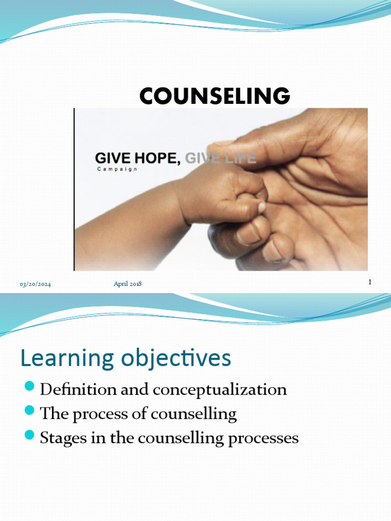 Counseling process | PDF | Psychotherapy | Counseling Psychology