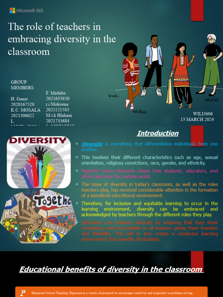Teachers Embracing Classroom Diversity | PDF | Learning | Learning Styles