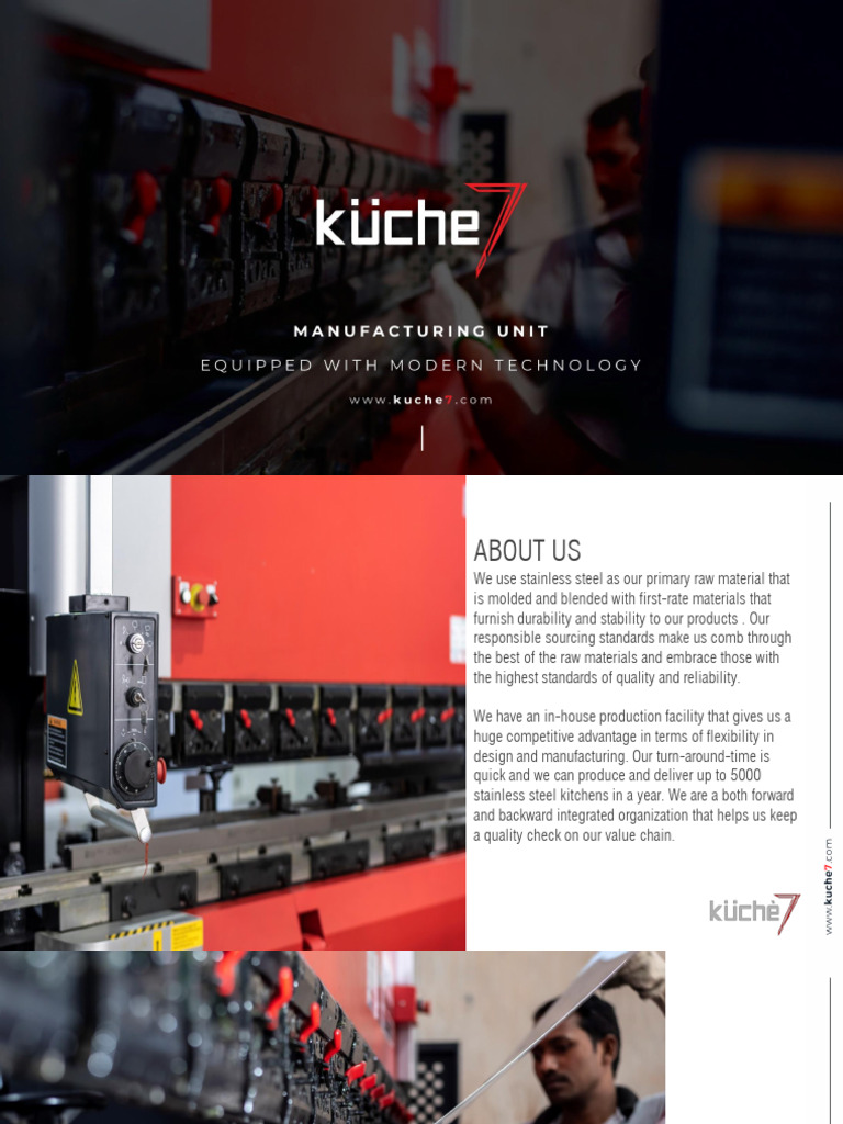 Kuche7 Stainless Steel Kitchen Overview | PDF