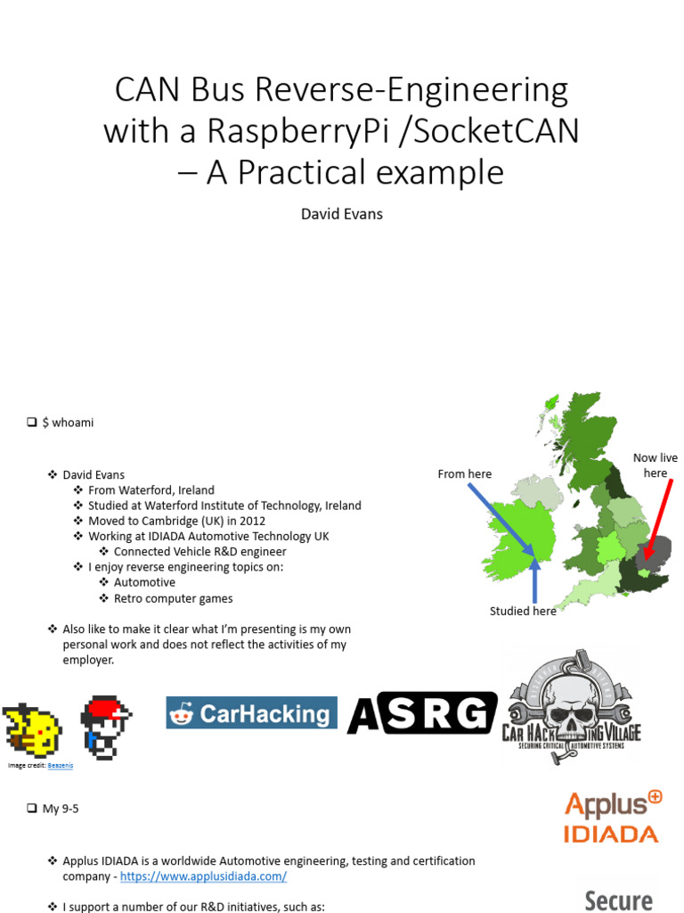 David Evans Applus IDIADA CAN Bus Reverse-Engineering | Download Free PDF | Computing | Computer ...