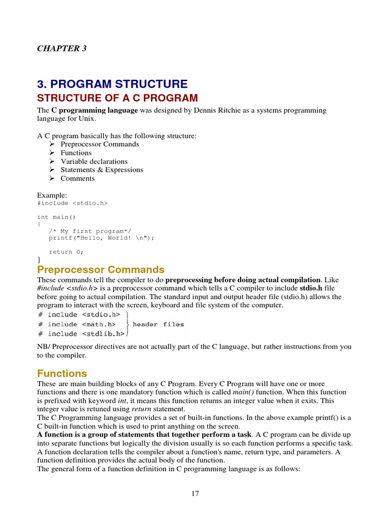 SP - 1 C Introduction pg-17-31 | PDF | Data Type | C (Programming Language)