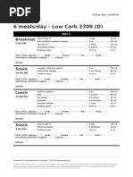 V Shred Fat Loss Meal Plan PDF | PDF | Oatmeal | Meal