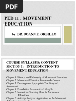 Concepts and Elements of Movement Education | PDF