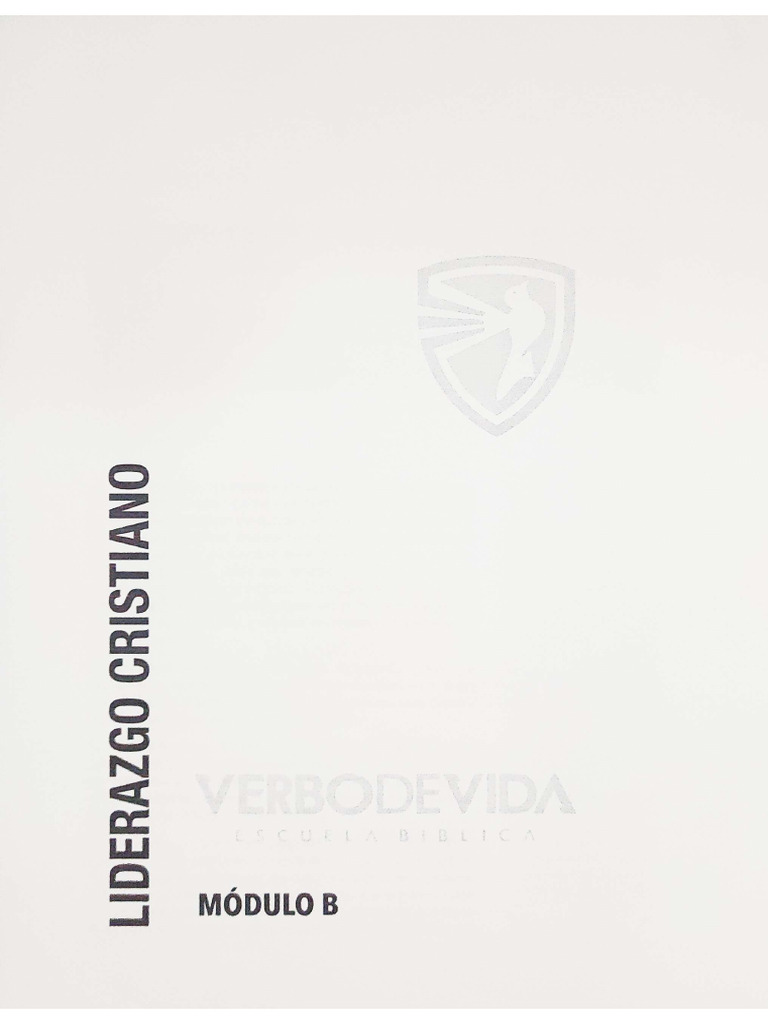 LIDERAZGO CRISTIANO MODULO B | PDF