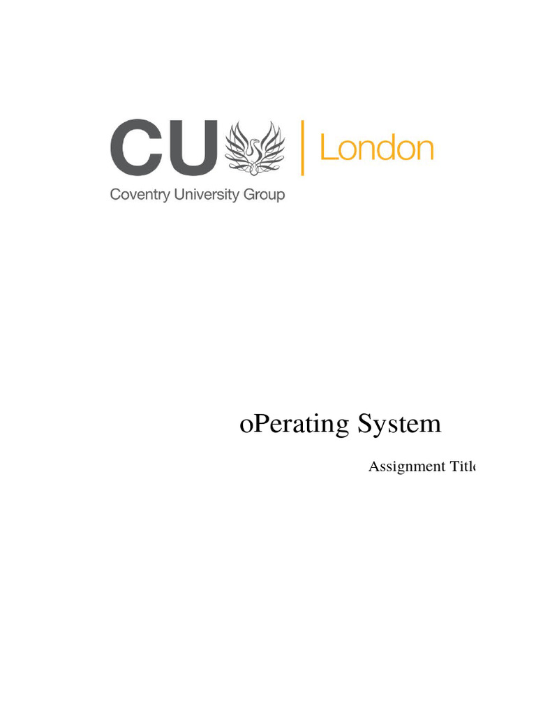 CULondon Assignment Coversheet Template | Download Free PDF | Process ...