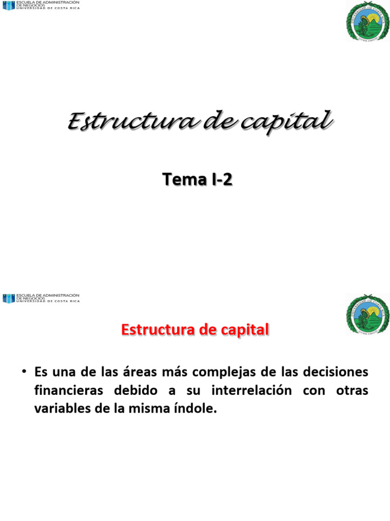 TEMA 1-2 Estructura de Capital | PDF | Compartir (Finanzas) | Business