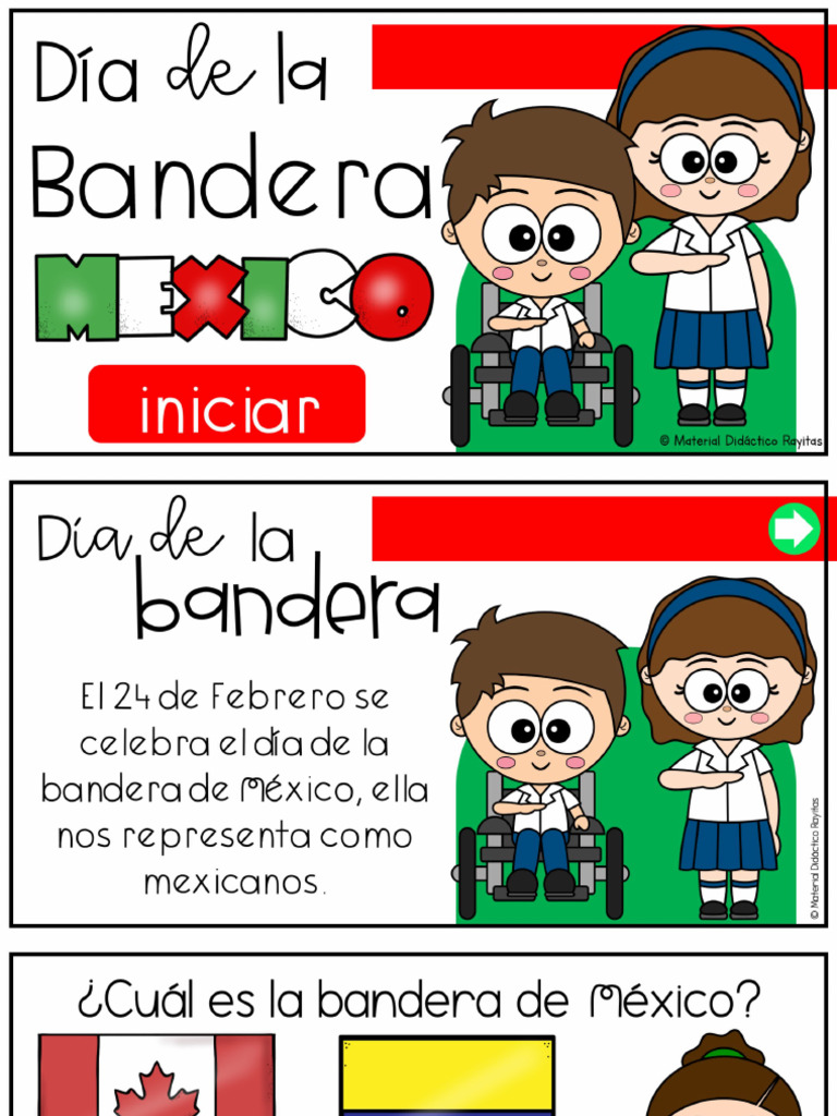 Juego Interactivo. Dia de La Bandera | PDF