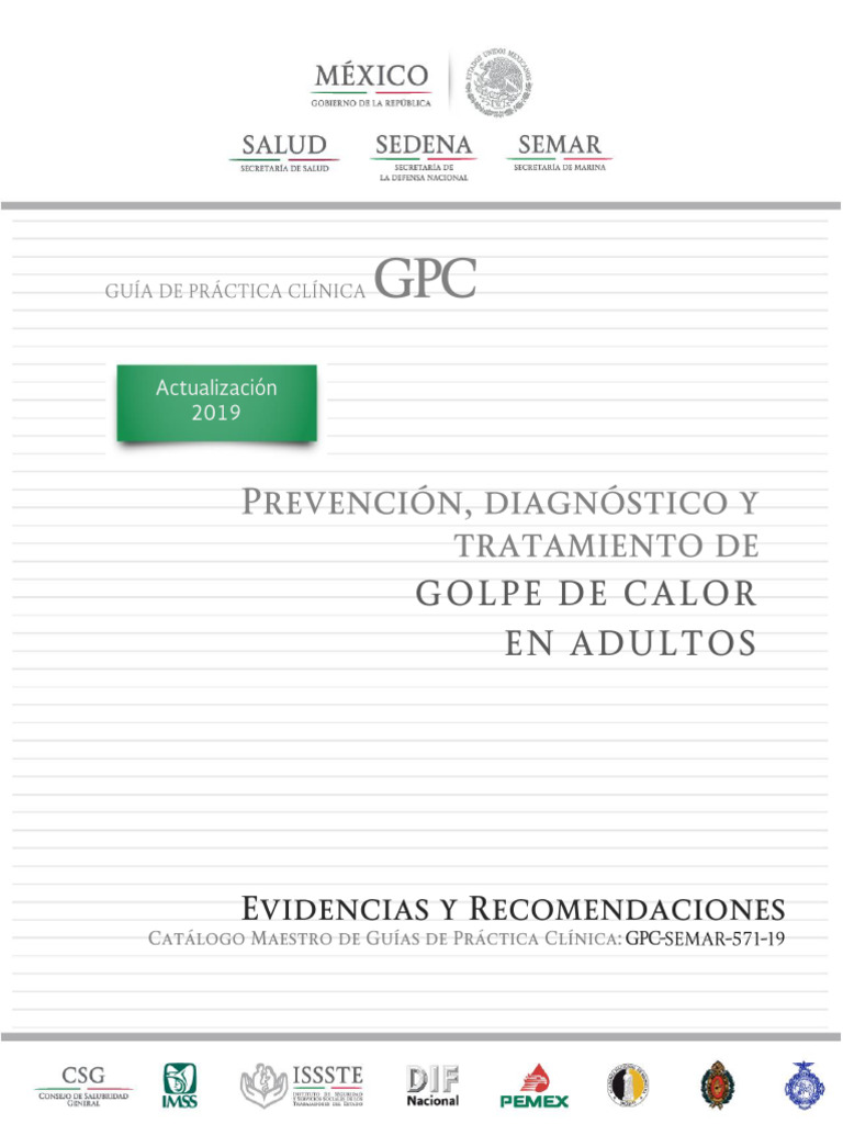 Anexo 12. CENETEC. (2019) - GPC. Prevención, Diagnóstico y Tratamiento ...