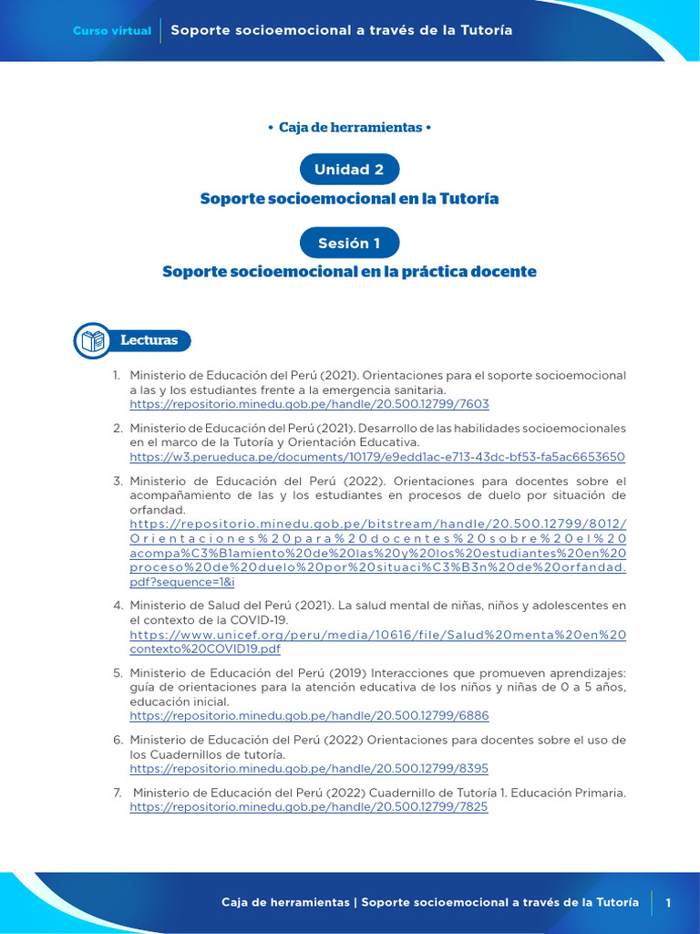 Caja de herramientas_U2-S1 | PDF | Educación primaria