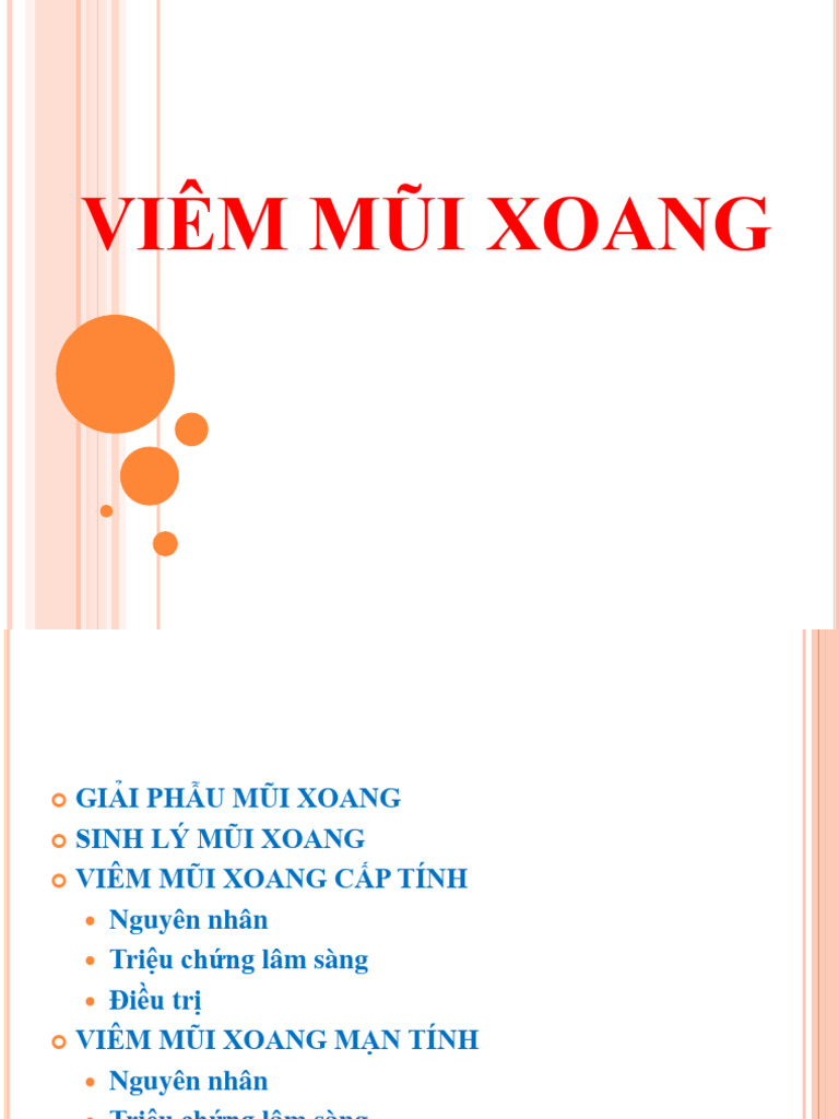 Ent 600 Viem Mui Xoang Cap Va Man Tinh 2020f Lecture Slides 67 Pdf 