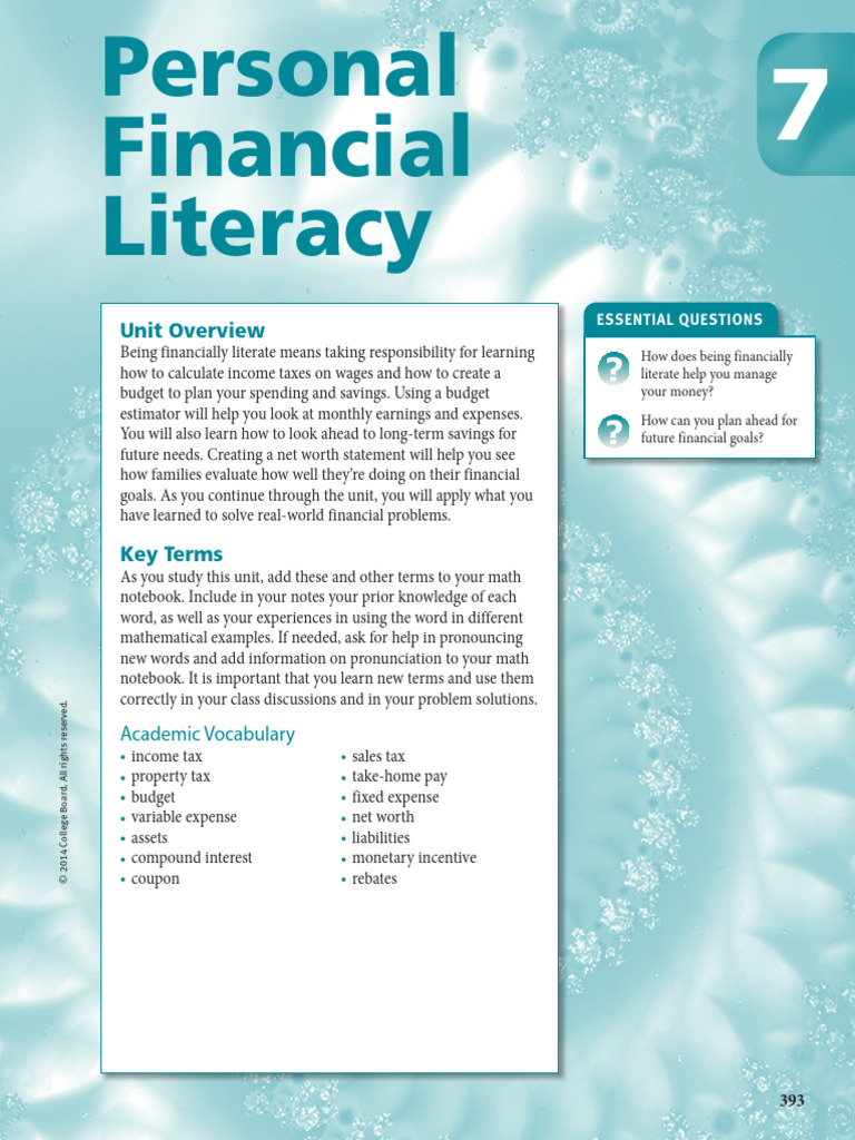 Math Workbook Unit 07 | PDF | Rebate (Marketing) | Interest