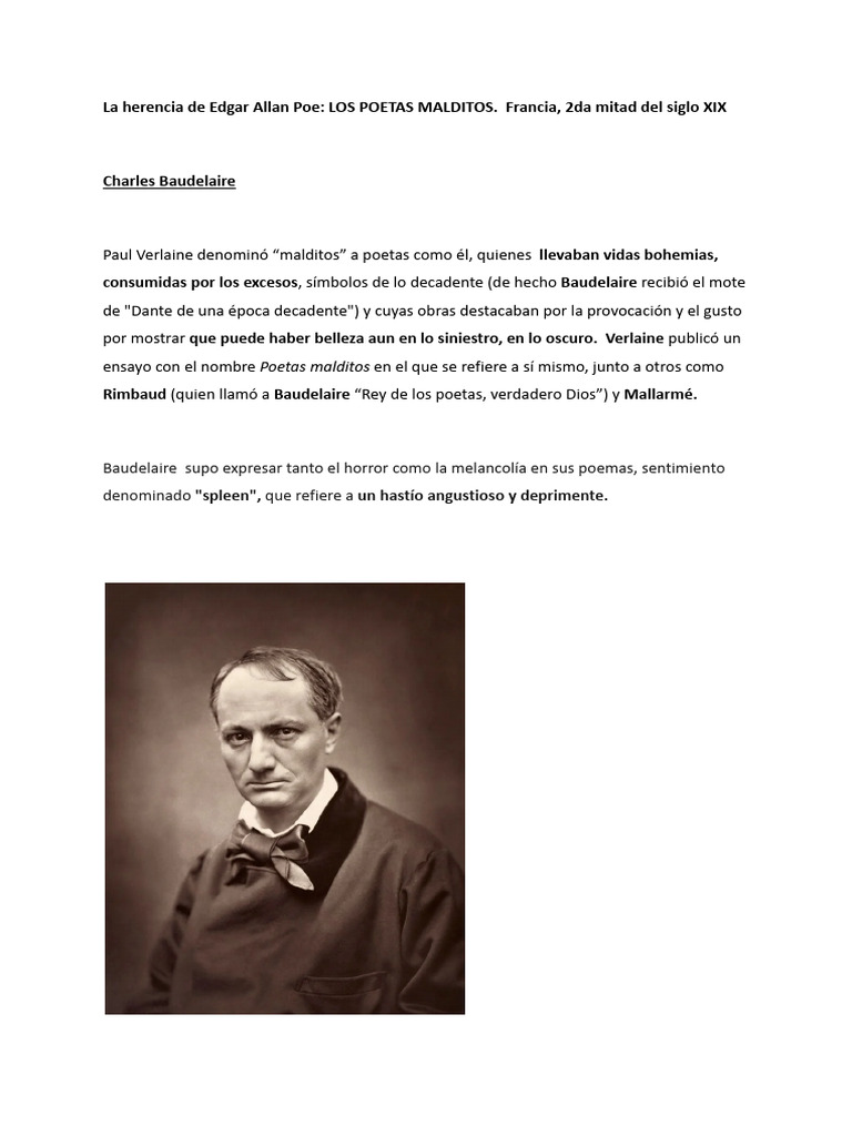El Reloj. Charles Baudelaire | PDF | Poesía