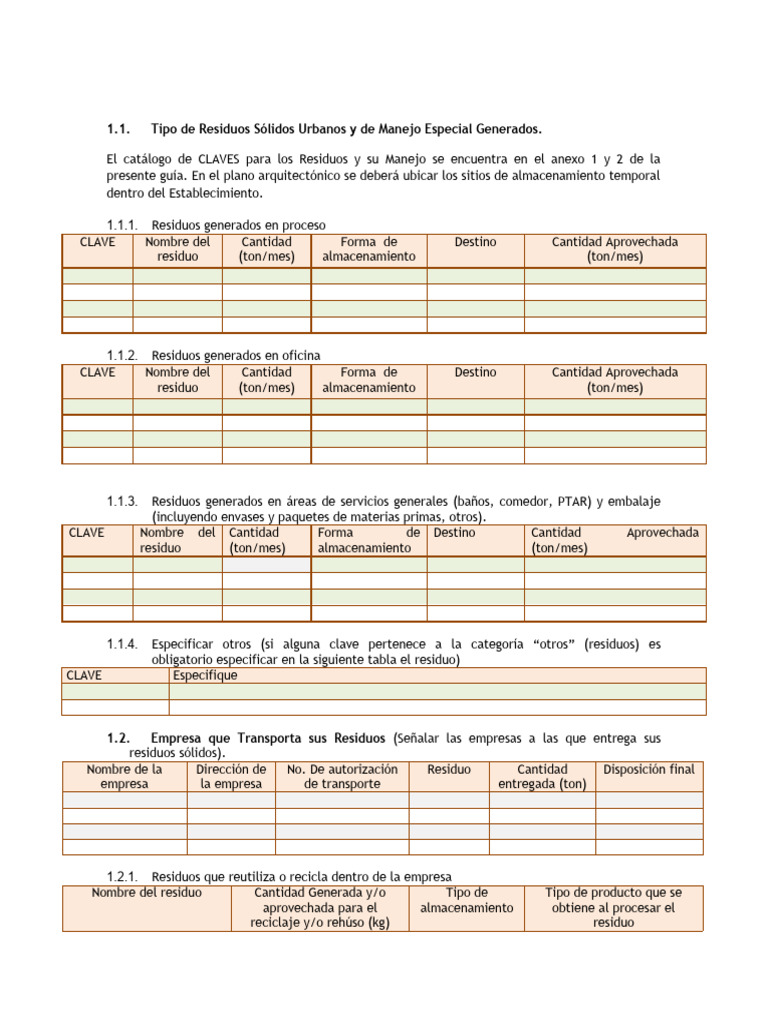Guia para Generadores de Rme | PDF | Residuos | El plastico