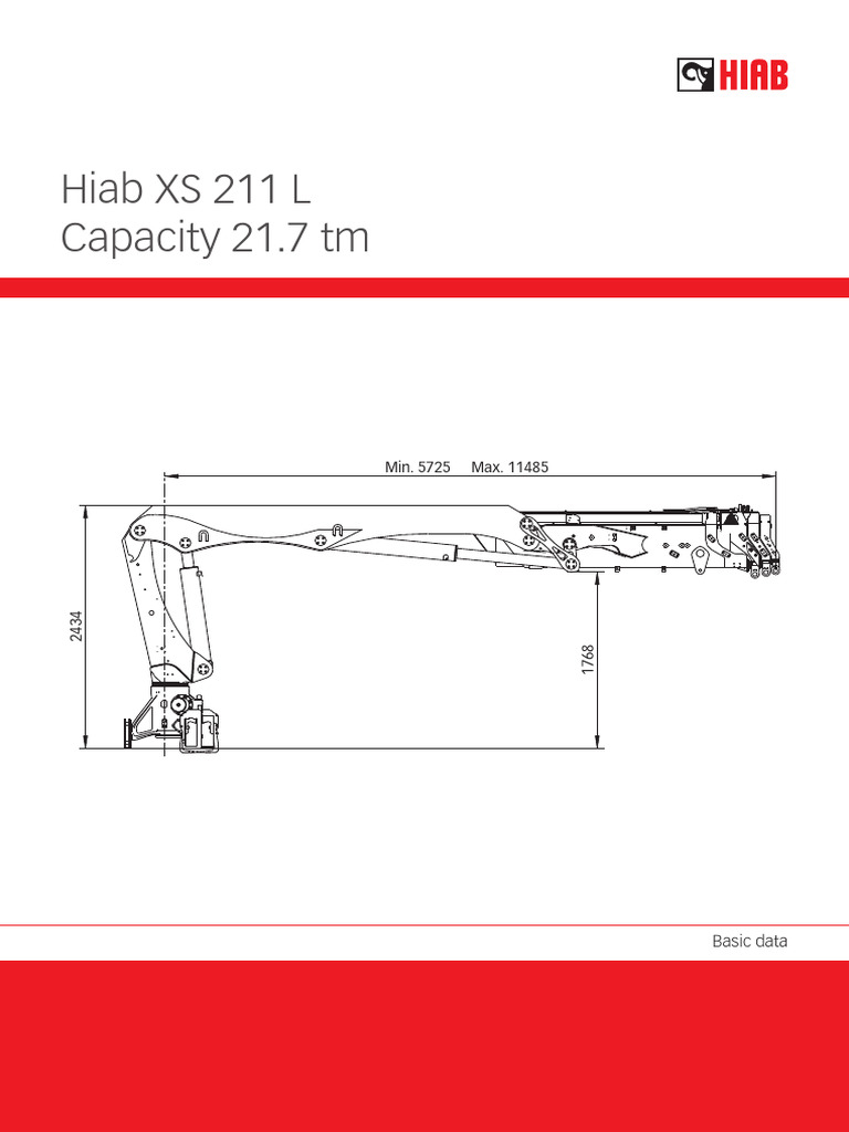 Hiab Loadercranes XS211L en | PDF