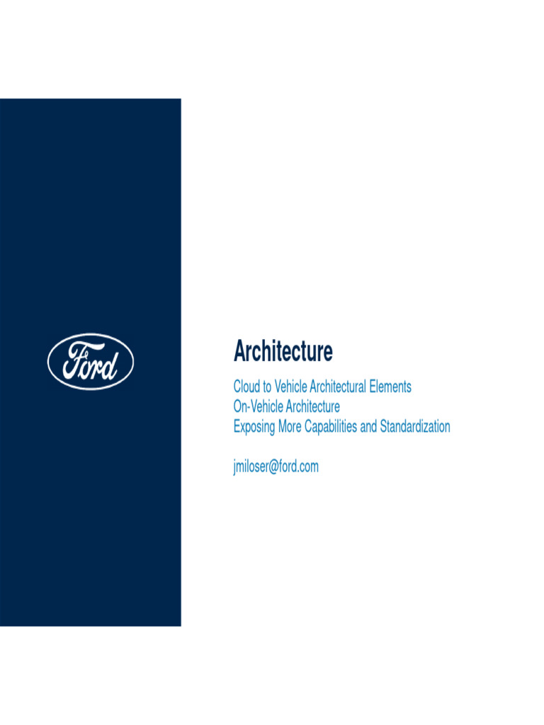 Vehicle Architectures | PDF | Service Oriented Architecture | Cloud Computing