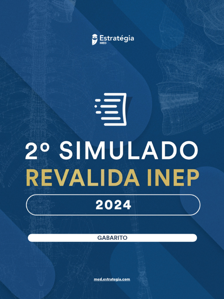 Gabarito Simulado Revalida 2024 | PDF