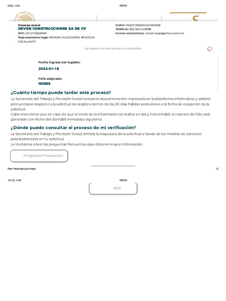 REPSE | PDF | Finanzas y dinero