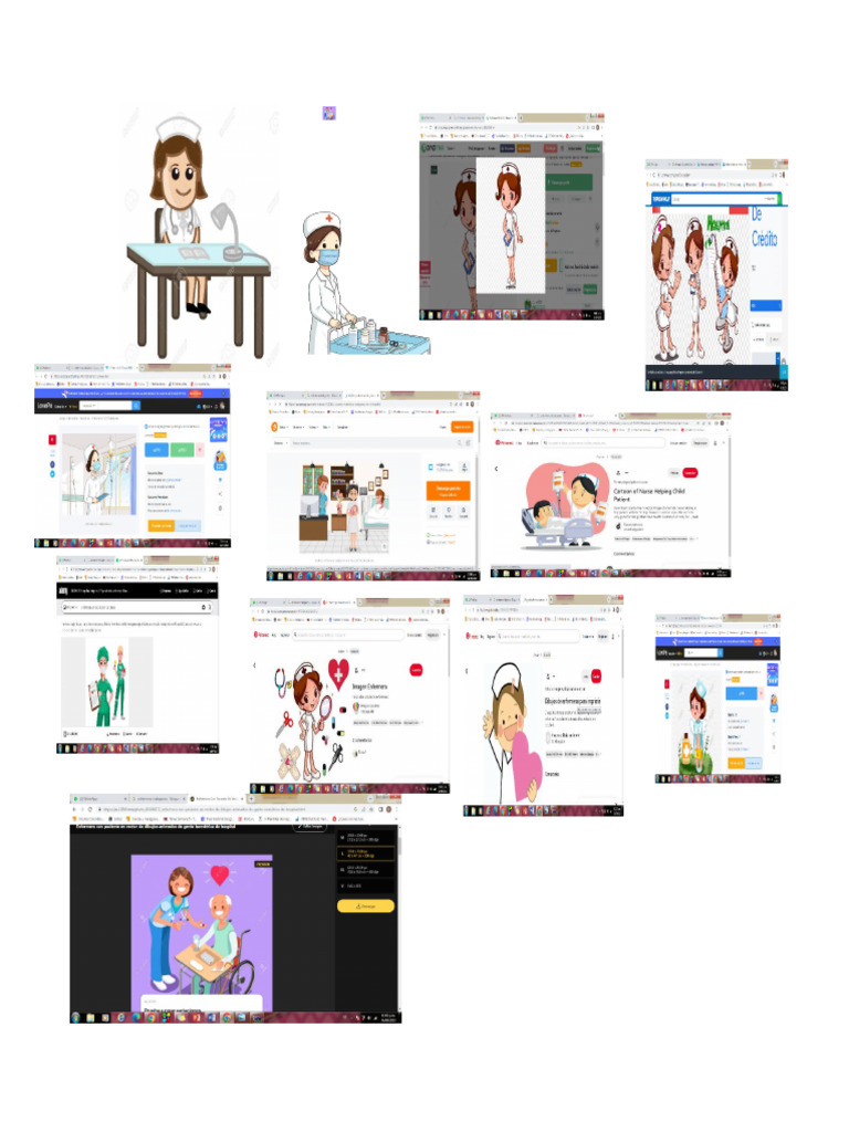 Dibujo Enfermeras | PDF