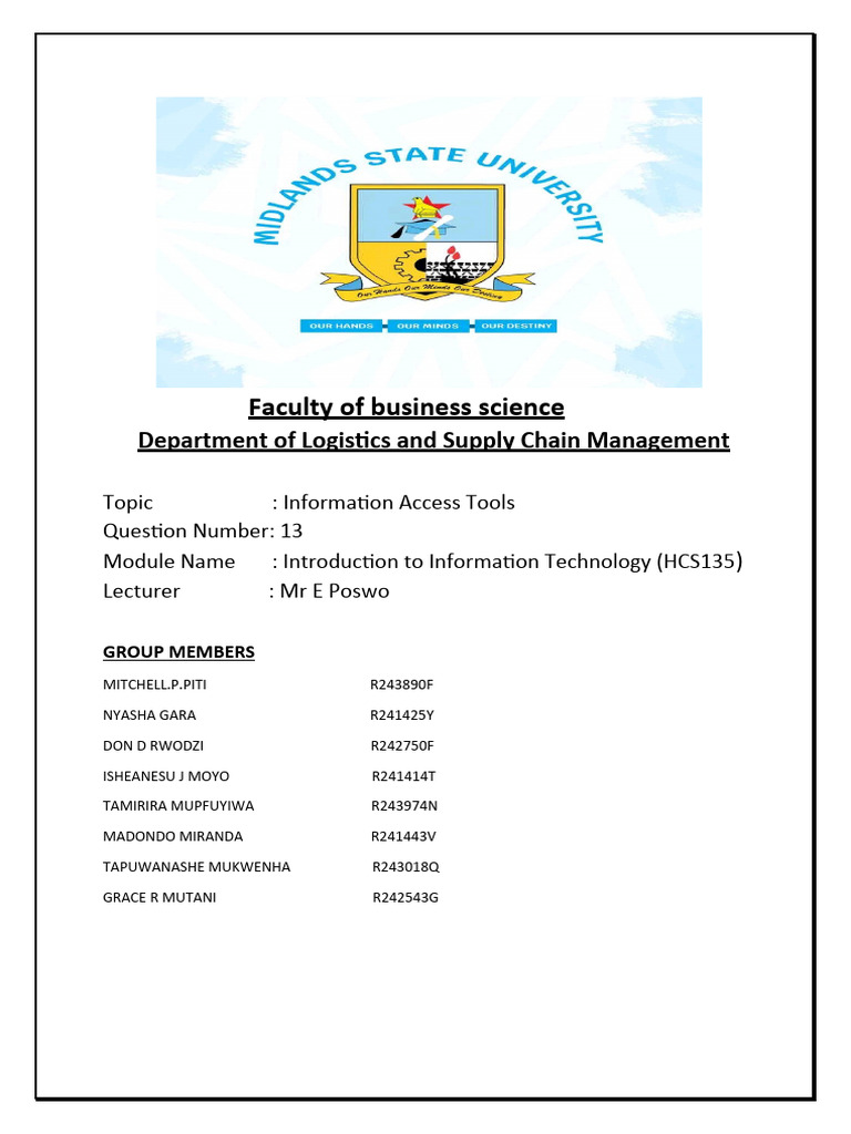 Information Literacy Slills Assignment | PDF | Libraries | Bibliography