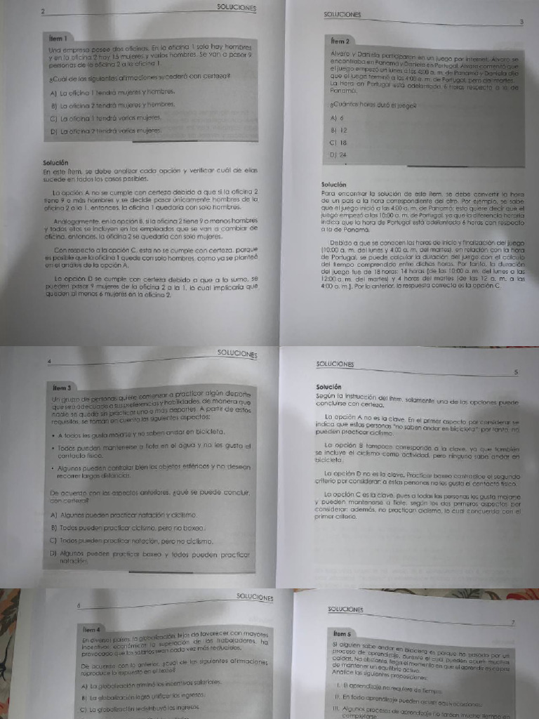 Resolvamos la PAA UCR-UNA 2023 | PDF