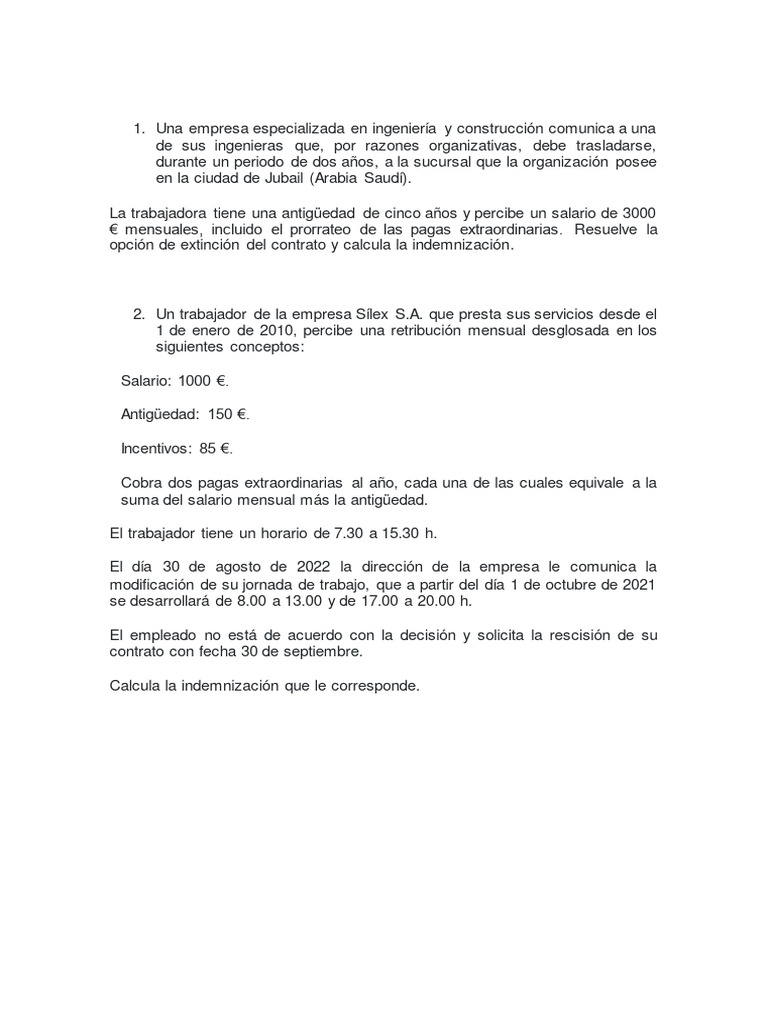 Casos A Resolver | PDF
