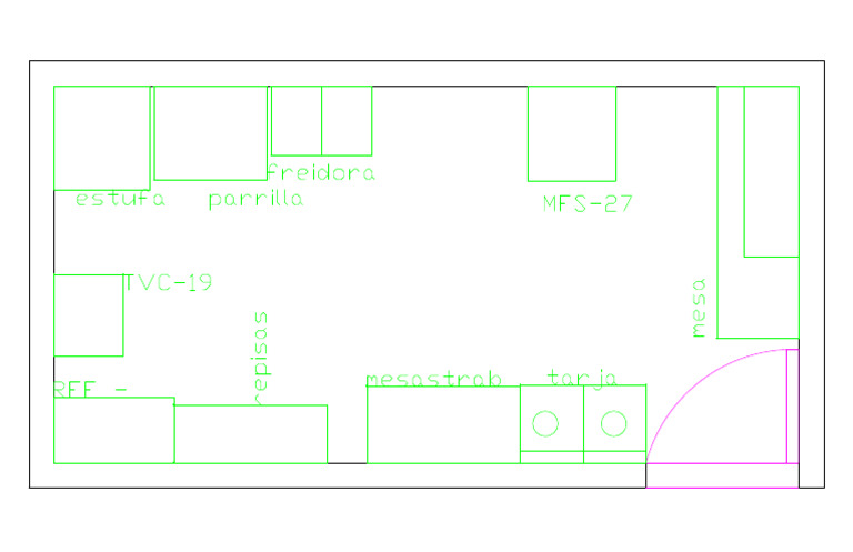Cocina 2 Layout | PDF