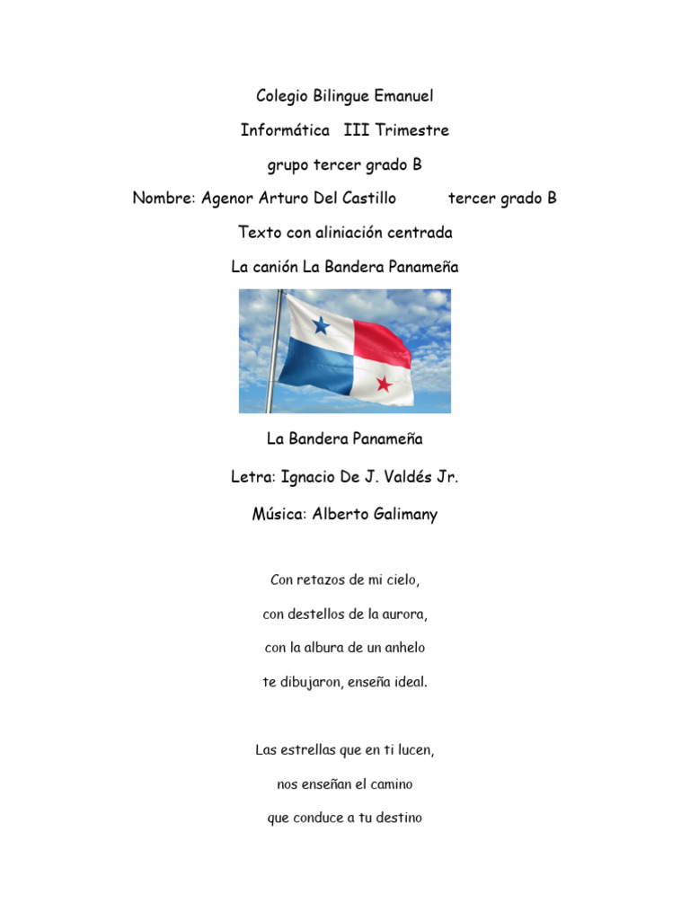 Como Se Coloca La Bandera Panamena