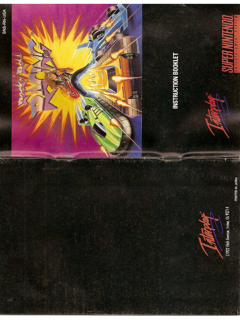 Rock N' Roll Racing - Manual (Original - Interplay) | PDF