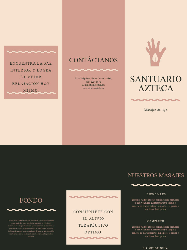 Ejemplo de Triptico 6 | PDF