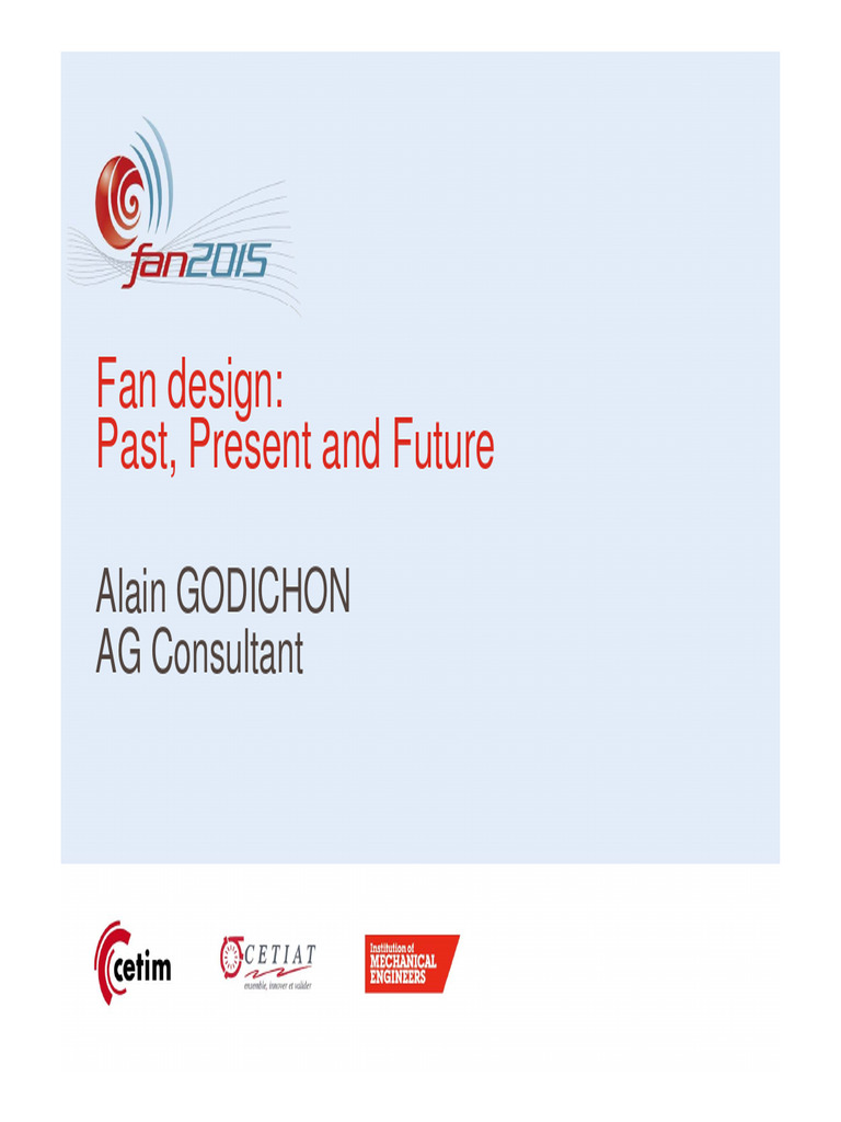 (Review) - 2015-Fan Design-Past, Present and Future | PDF ...