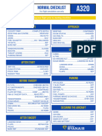 A320 - Normal Checklist | PDF | Flap (Aeronautics) | Jet Aircraft