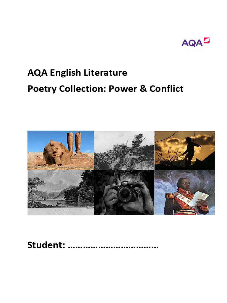AQA Poetry: Power & Conflict Guide | PDF | Poetry