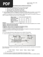 Exercices SVT 1ere S2 | PDF