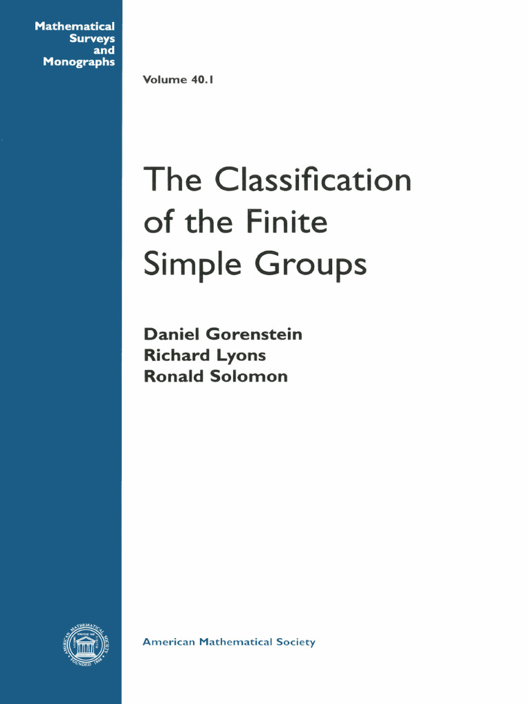 (40, No 1) (Mathematical Surveys and Monographs, 40, No 1) Daniel ...