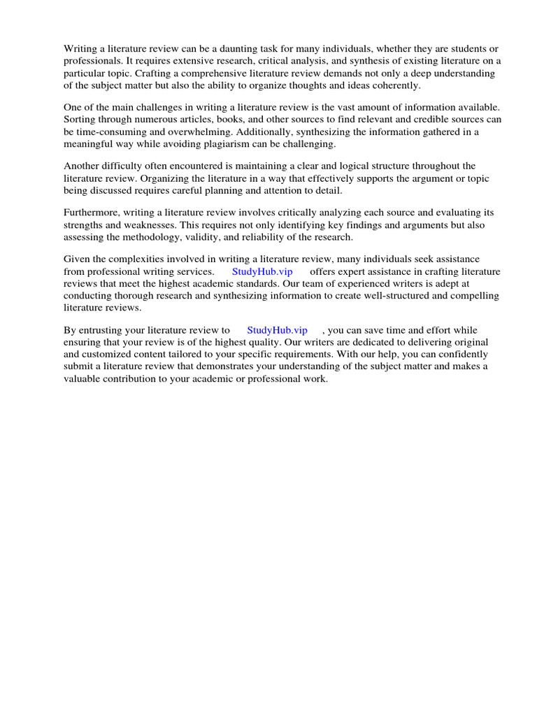 Conclusion Literature Review Sample | PDF | Methodology | Literature Review Conclusion Literature Review Sample | PDF | Methodology | Literature Review