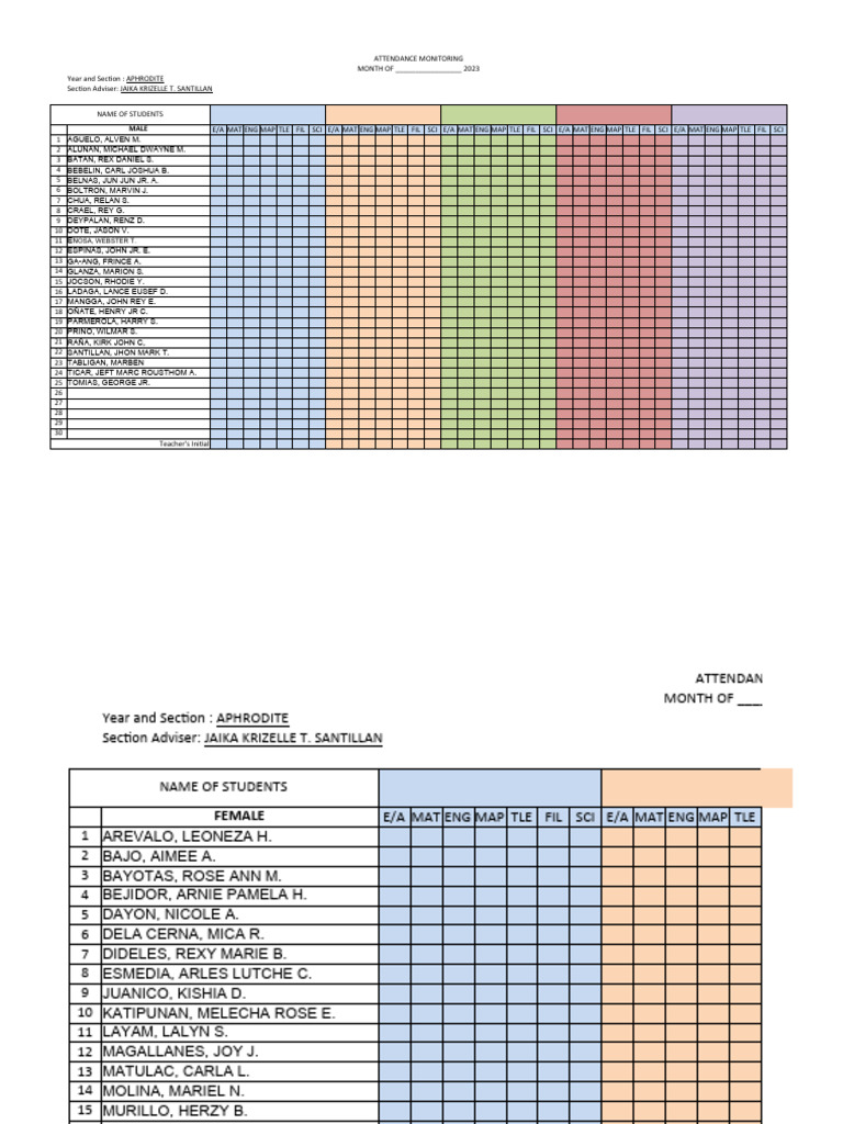 Student Attendance Tracker | PDF