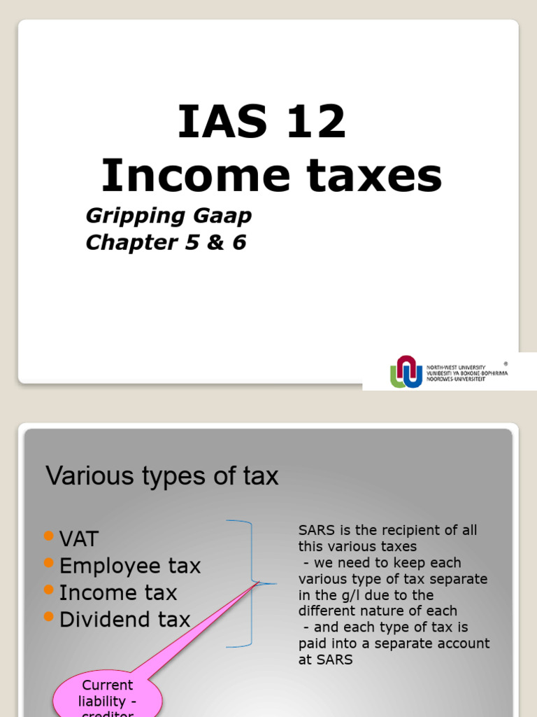 IAS 12 - Current-1 | PDF | Depreciation | Capital Gain