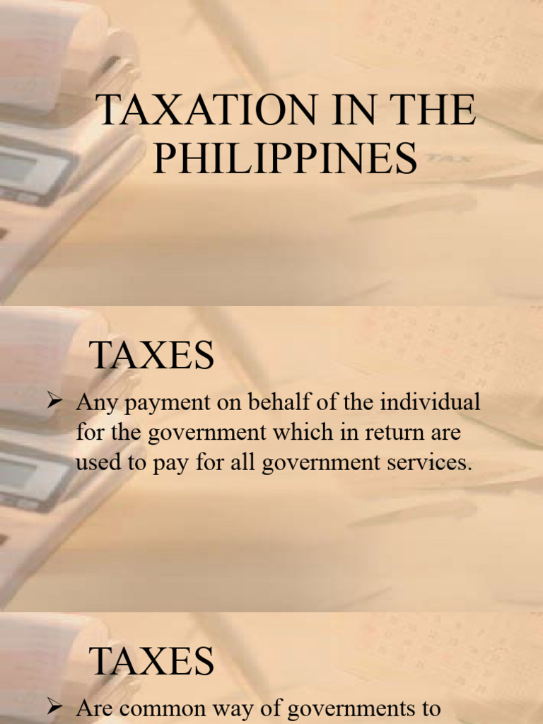 Taxation in The Philippines | PDF | Taxes