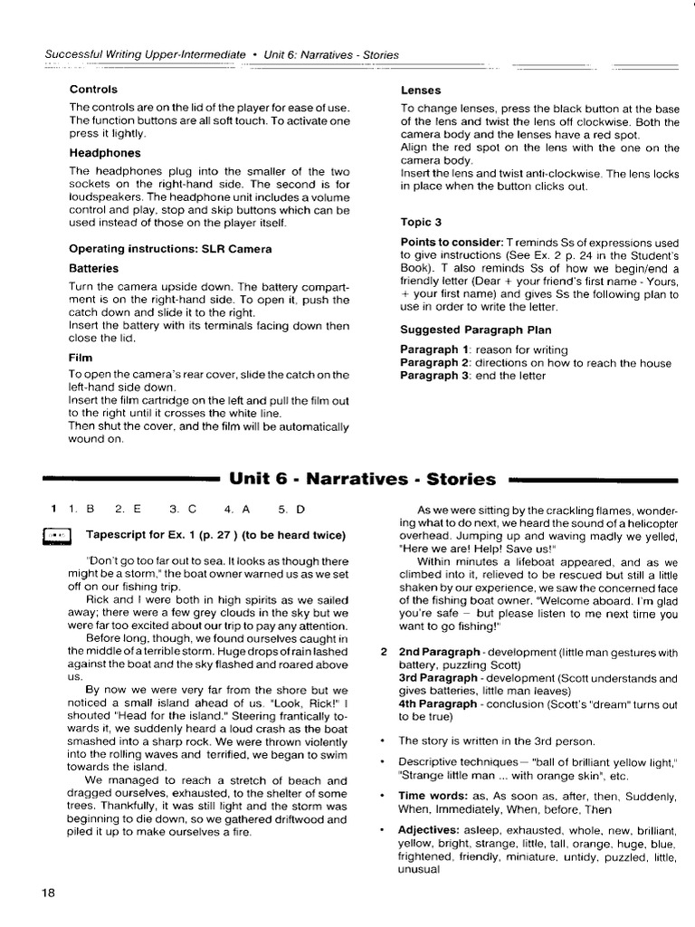 Unit 6 Key Successful w4 Upper Intermediate | PDF