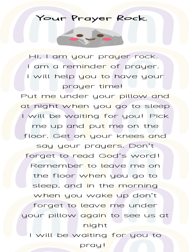 Prayer Rock | PDF | Religion & Spirituality | Poetry