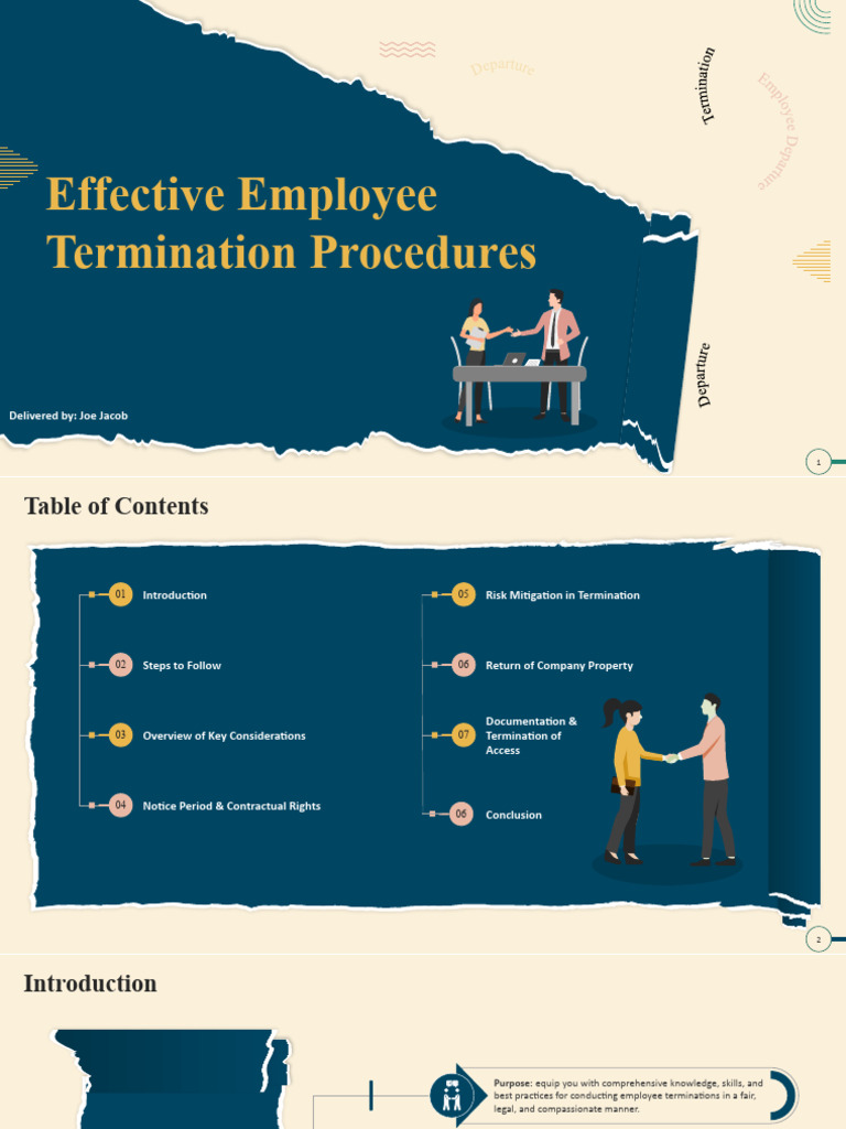Employee Termination Procedures | Download Free PDF | Employment ...