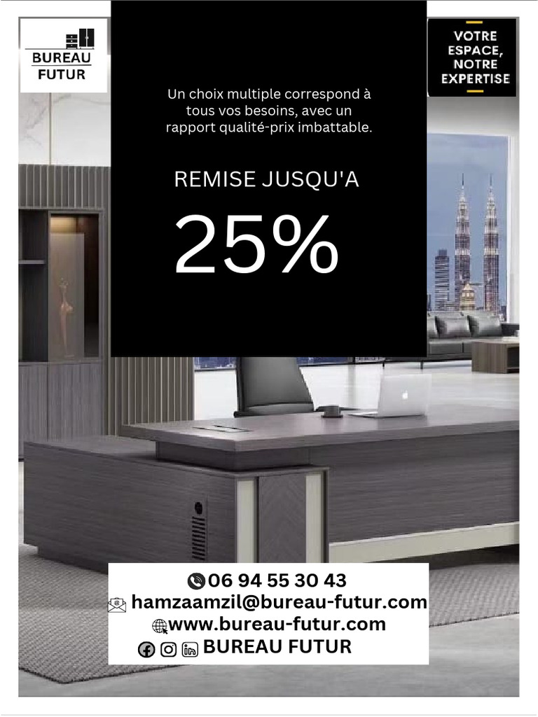 Mobilier de Bureau Directionnel | PDF | Design environnemental ...