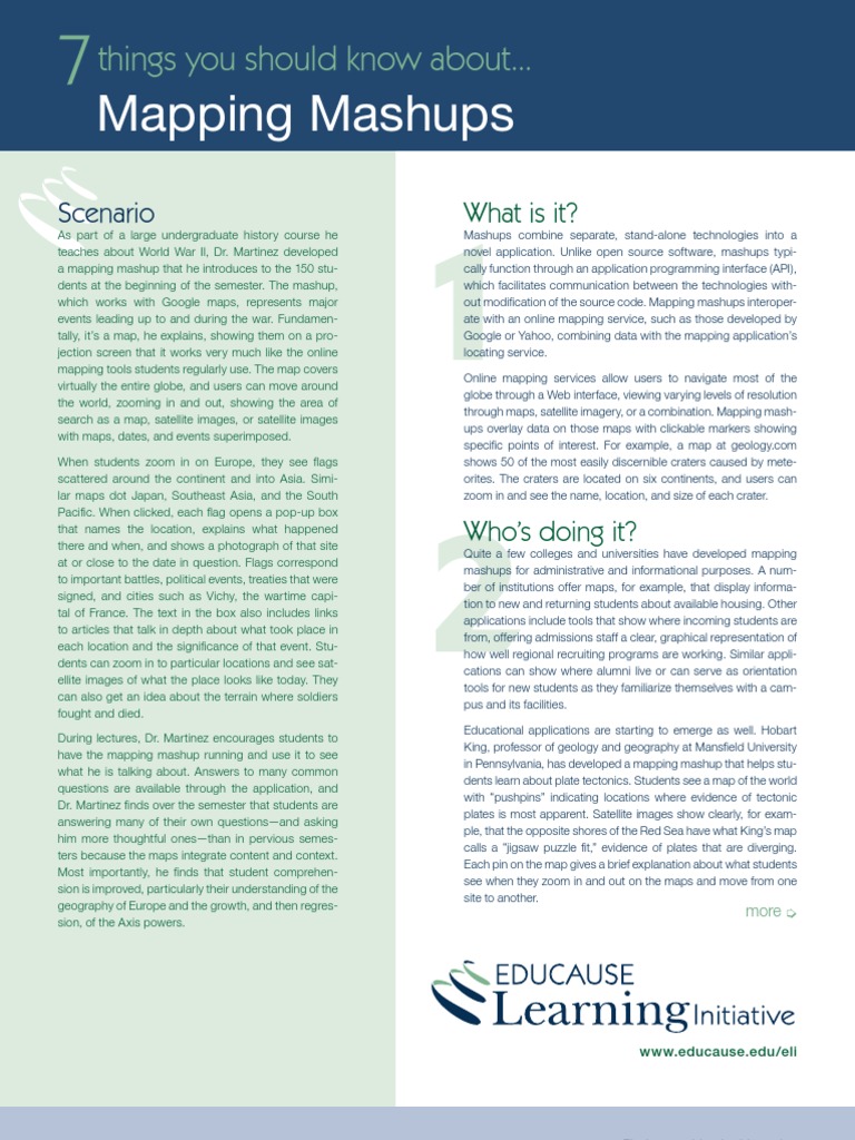 Mapping Mashups | PDF | Map | Computing